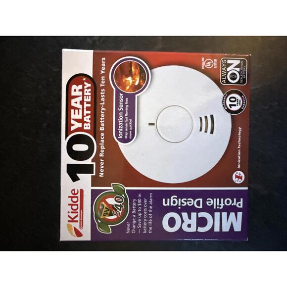 Kidde | Other | Kidde Micro Profile Design Smoke Alarm With Year ...
